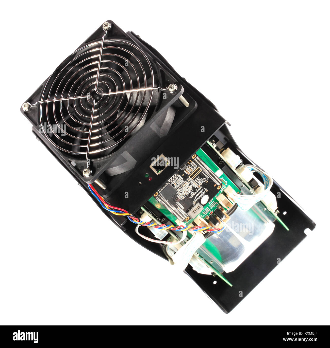 electronic device isolated on white background Stock Photo - Alamy