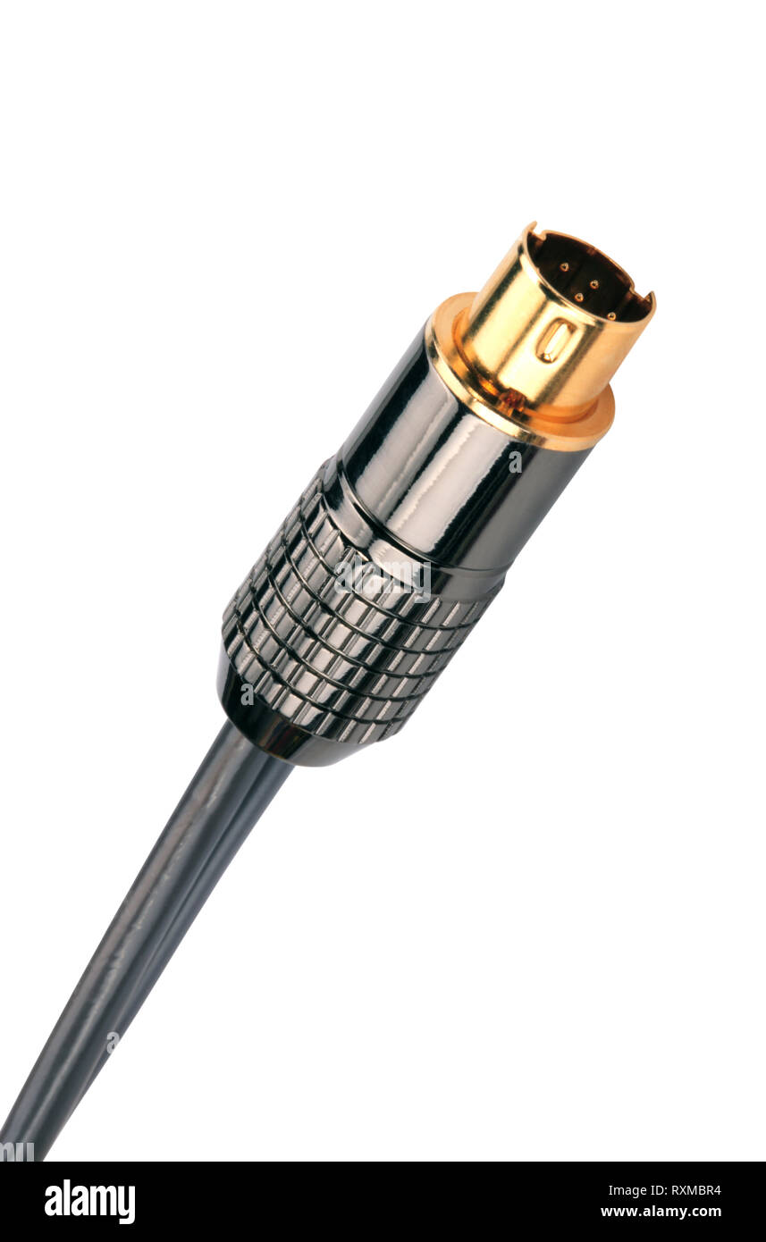 Male Plug Connector Isolated Stock Photo - Alamy