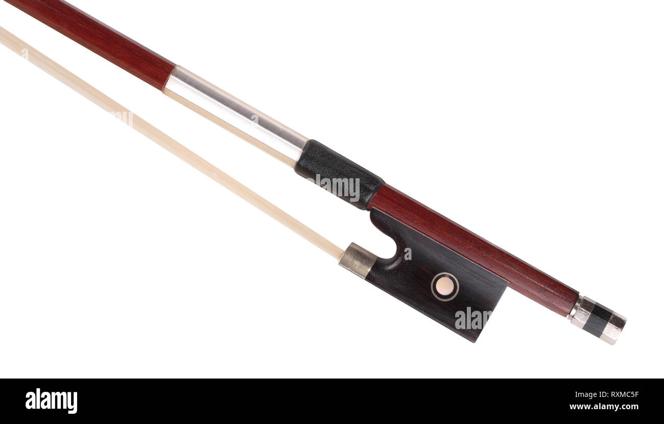 Violin Bow Isolated Stock Photo - Alamy