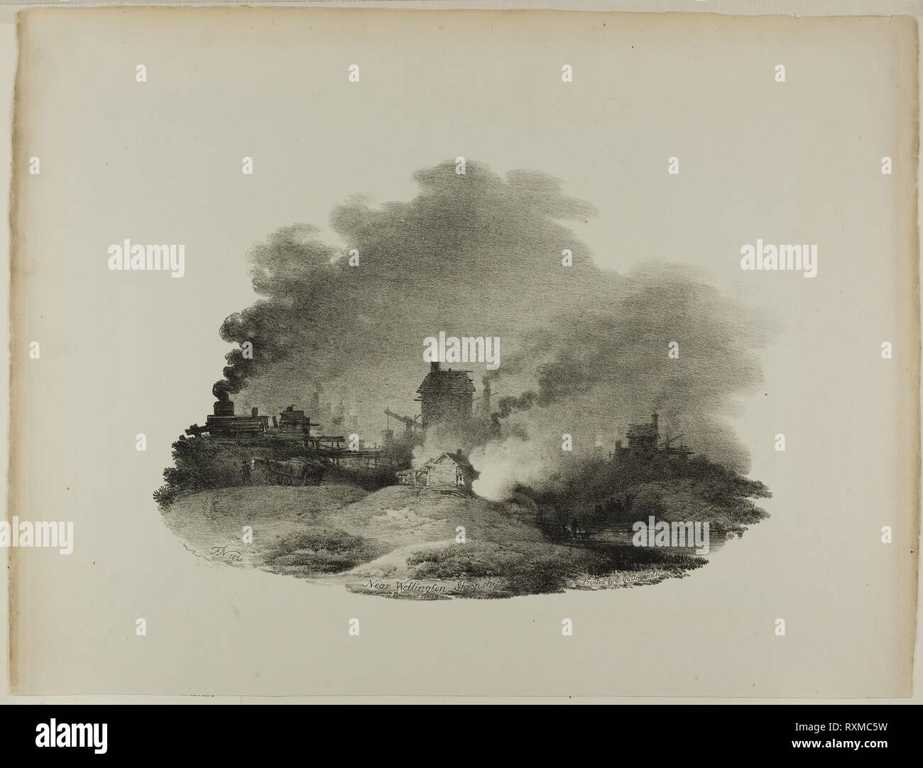 Near Wellington, Shropshire. Francis Nicholson; English, 1753-1844 ...