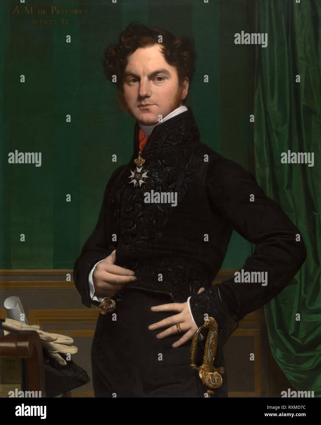 Jean auguste dominique ingres amedee david hi-res stock photography and ...