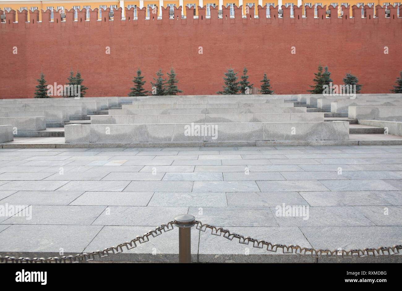 Red staircase and kremlin hi-res stock photography and images - Alamy
