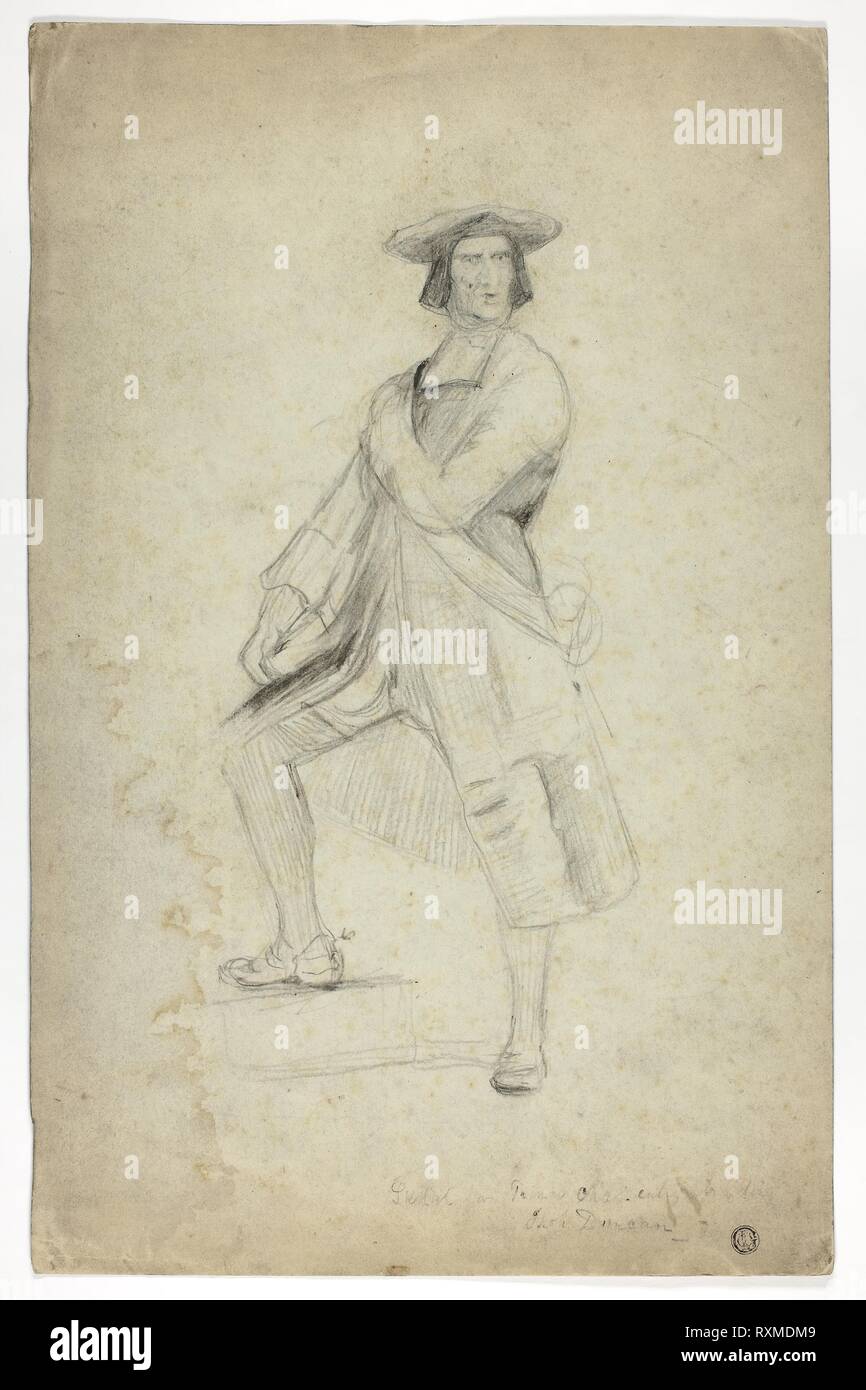 Study for Standing Man Wearing Sash and Striking Dramatic Pose. Thomas ...