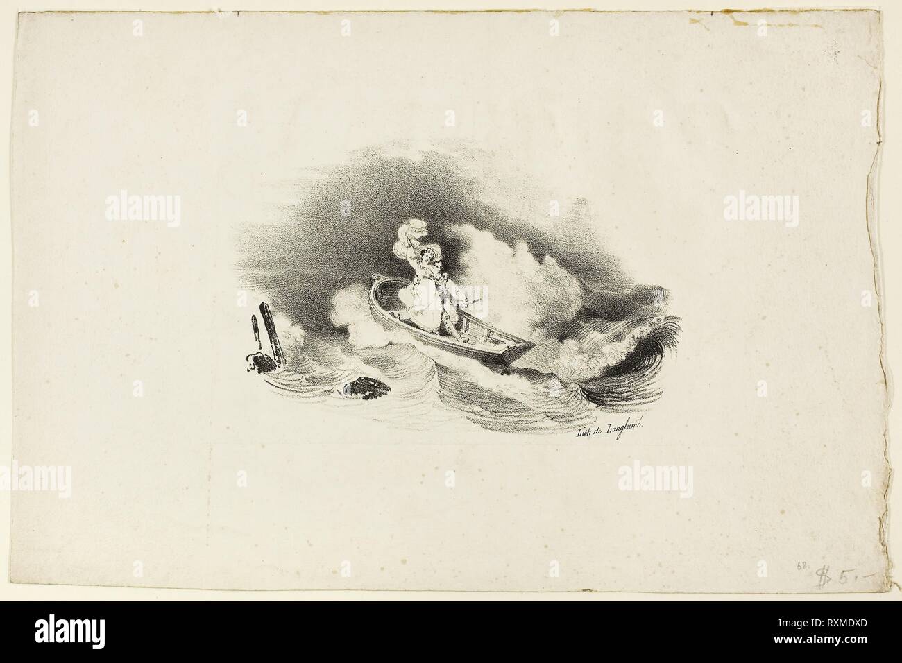 Perilous Journey. Langlumé; French, active 1822-1840. Date: 1822-1840 ...