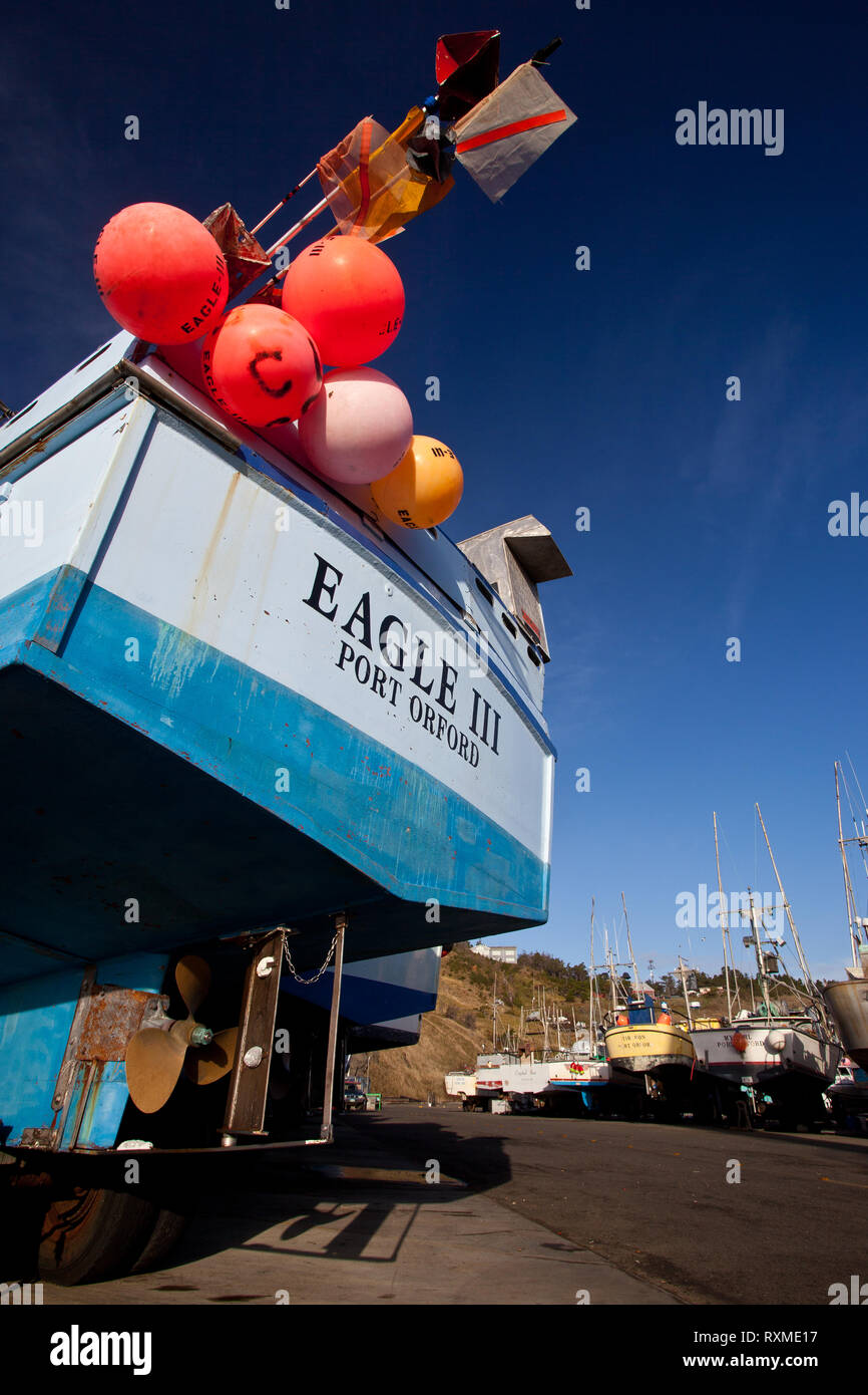 Port Orford, Curry County, Oregon, USA Stock Photo - Alamy