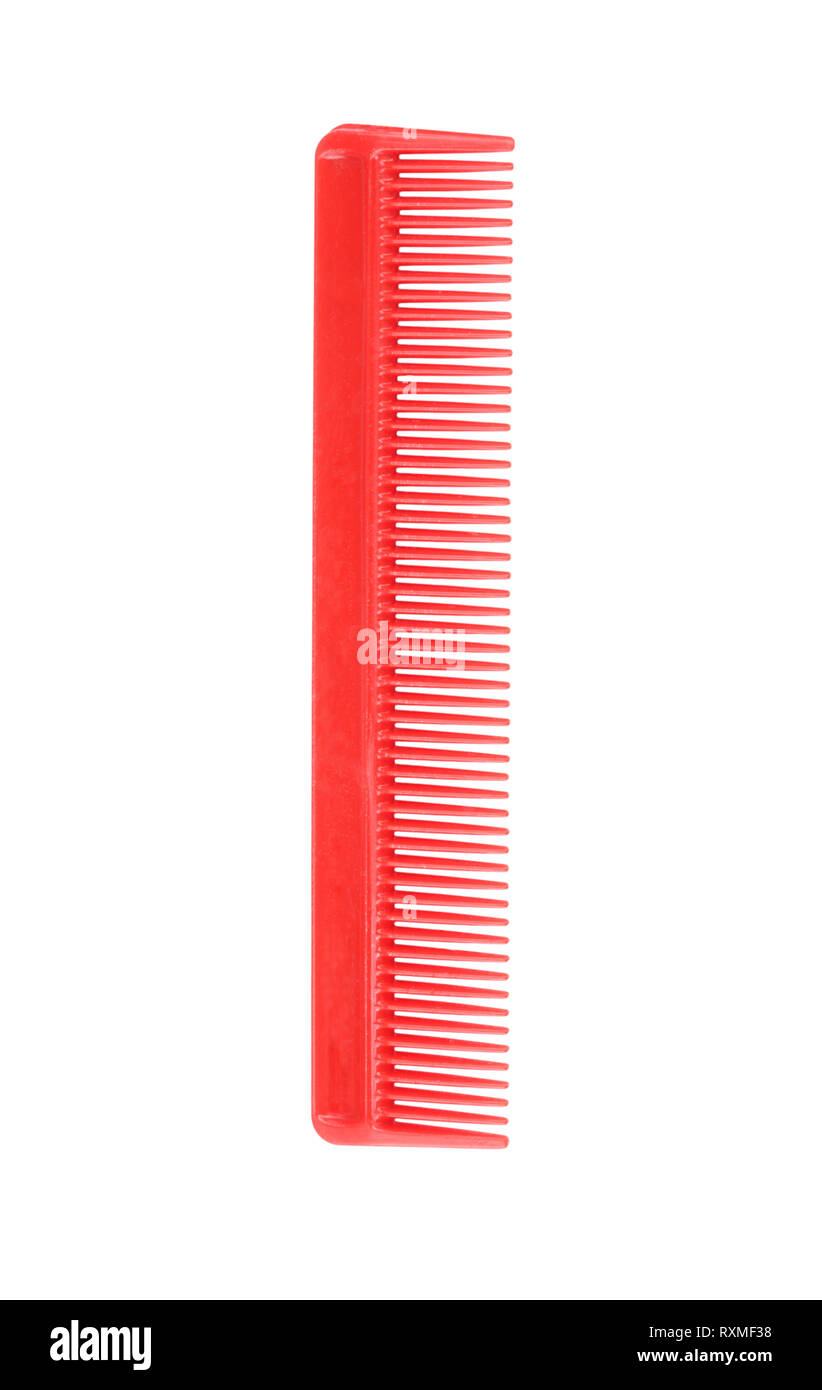 Red Comb Isolated Stock Photo - Alamy