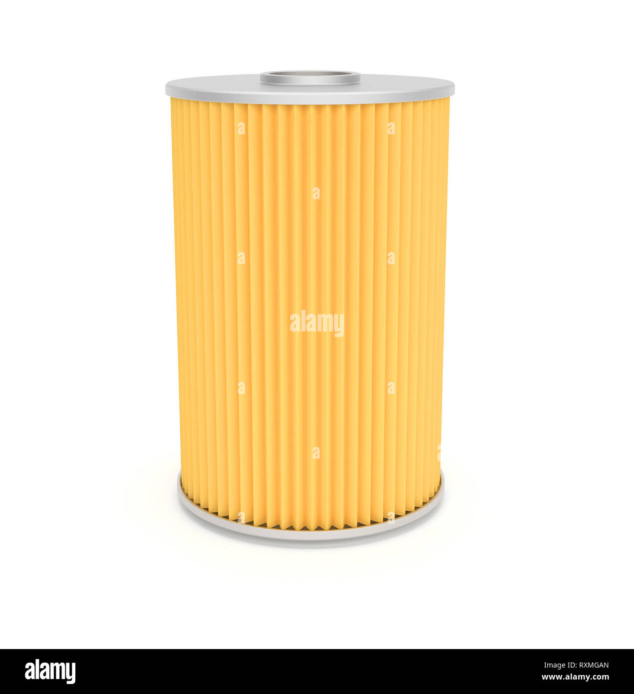 Oil filter. Inner element. 3d rendering illustration isolated Stock ...