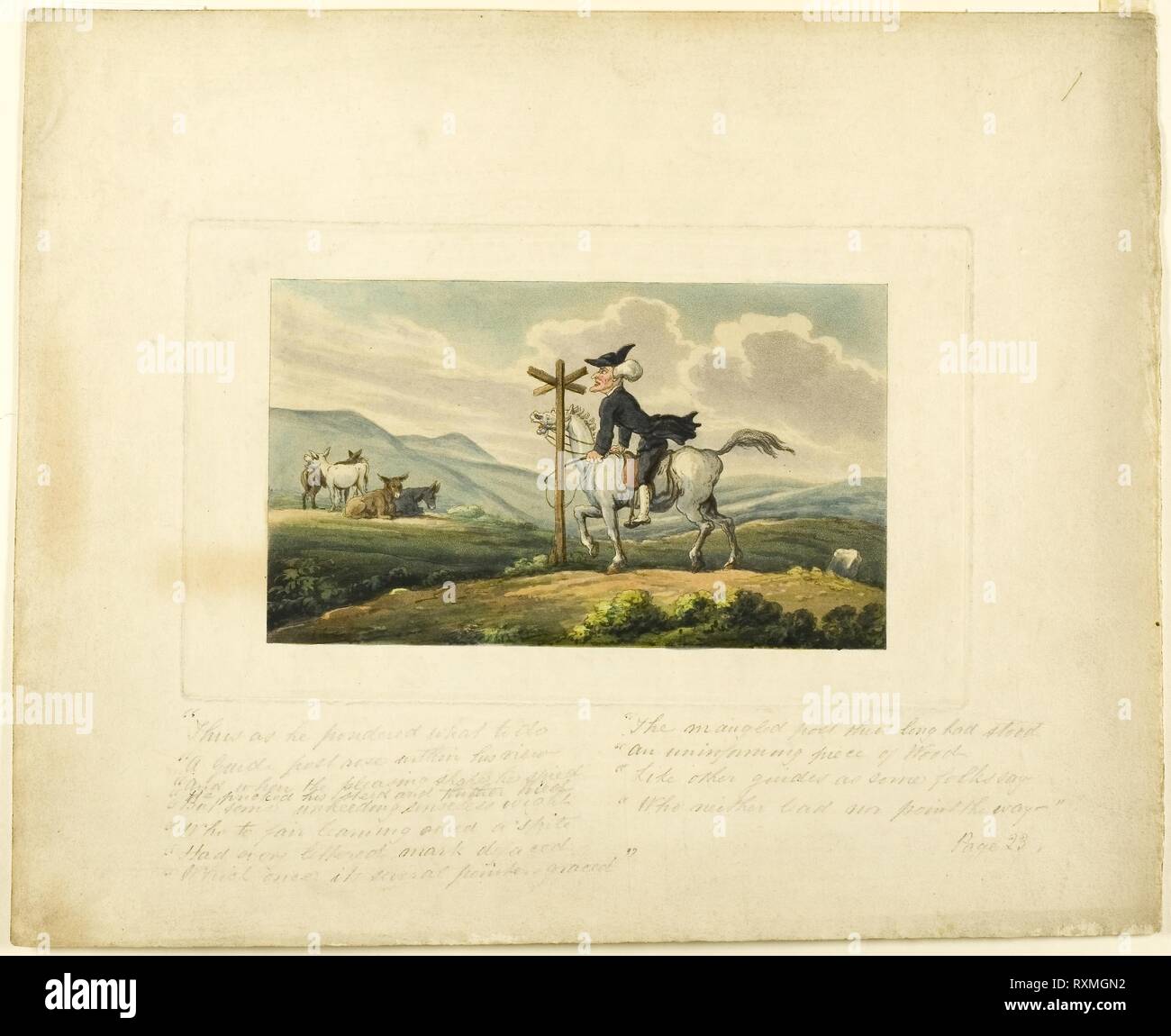 Doctor Syntax Losing His Way, from The Tour of Doctor Syntax. Thomas ...