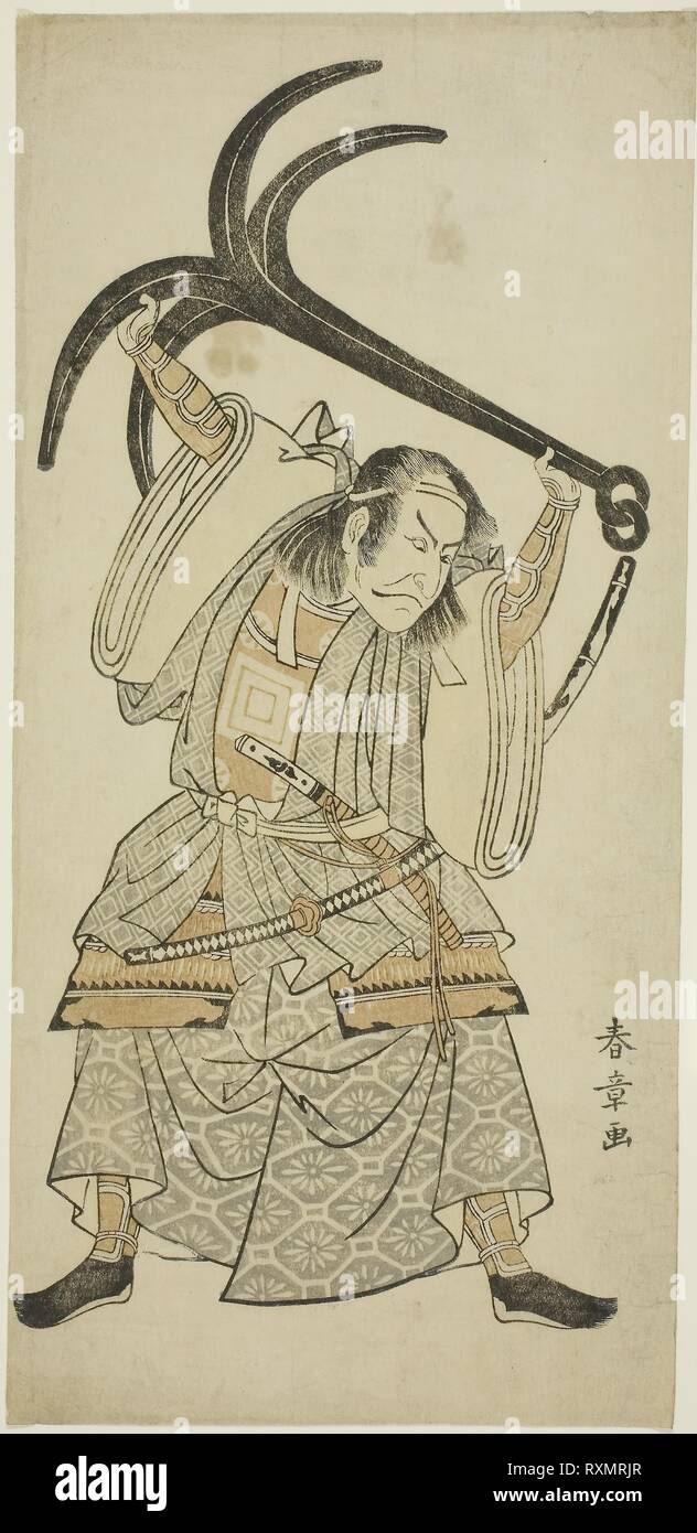 The Actor Ichikawa Danjuro IV as Taira no Tomomori disguised as Tokaiya ...