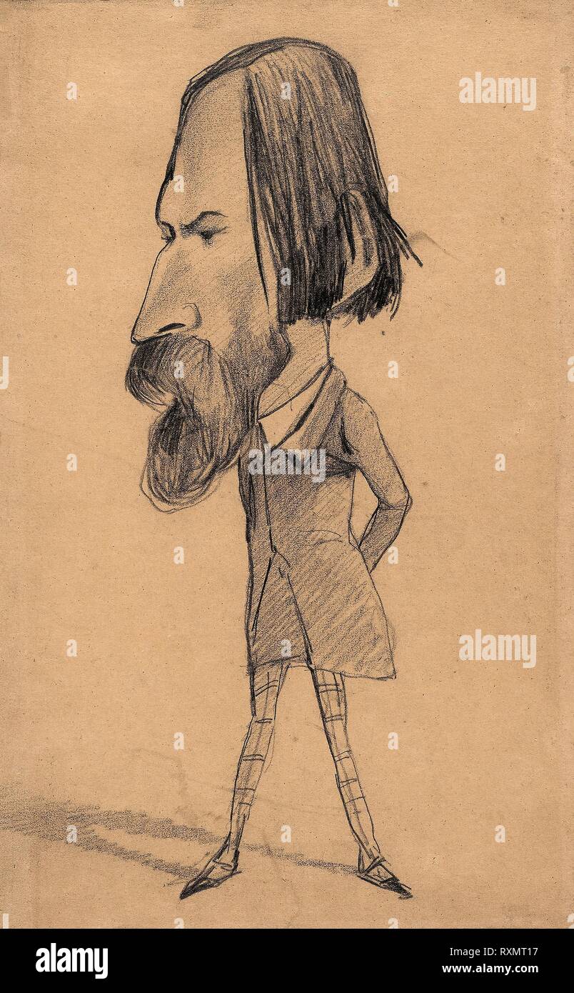 Caricature of Auguste Vacquerie. Claude Monet (French, 1840-1926 ...
