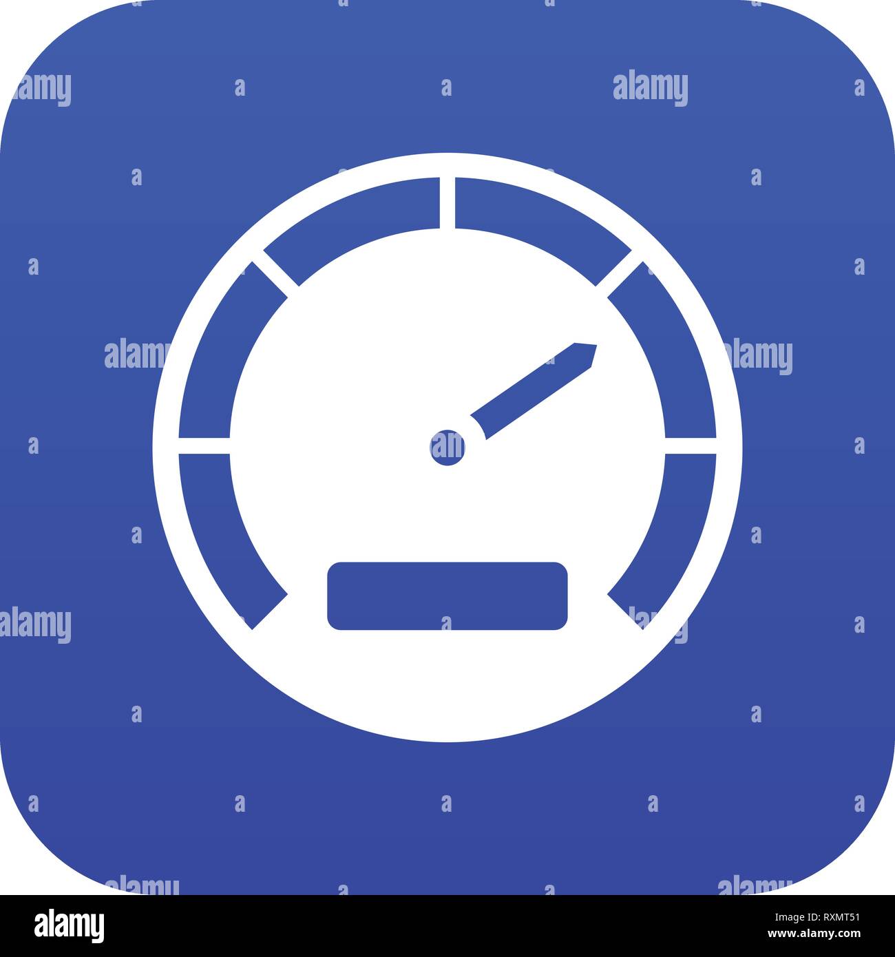 Speedometer icon digital blue Stock Vector Image & Art - Alamy