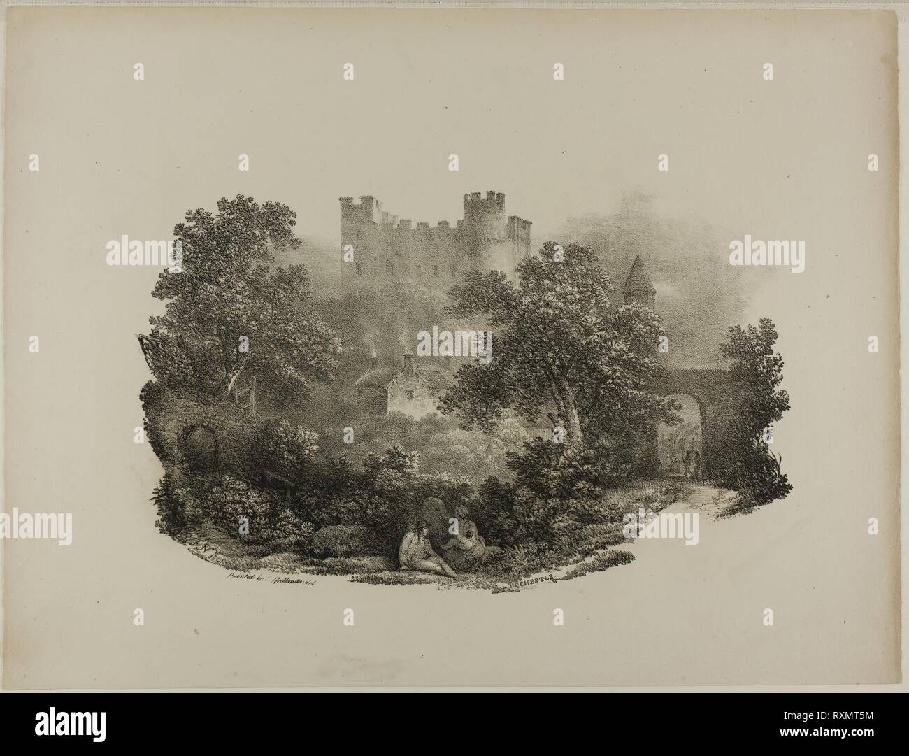 Chester, 1821. Francis Nicholson; English, 1753-1844. Date: 1821 ...