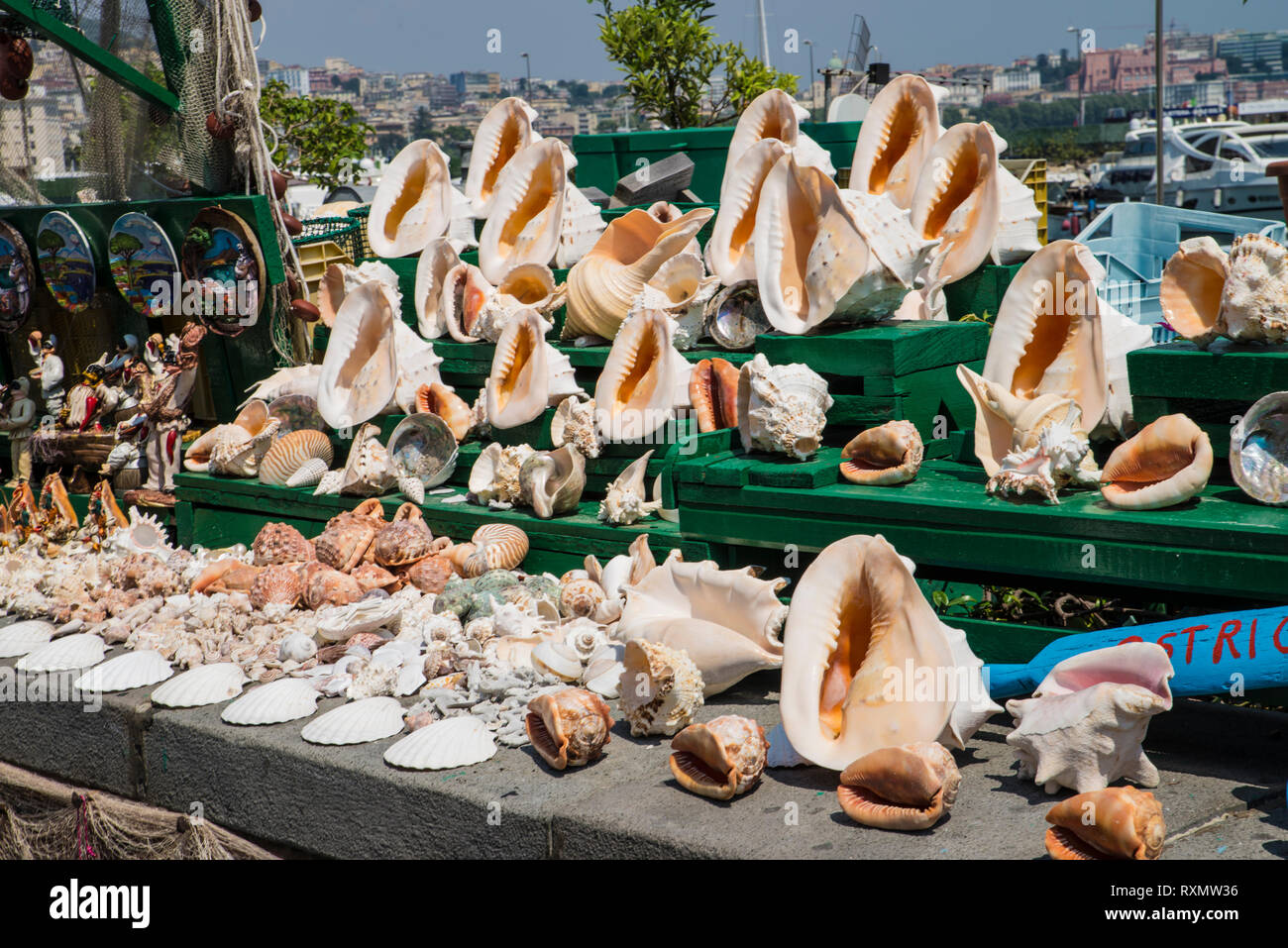Naples, Italy - August 09, 2015 : Narrow streets of Naples, black and ...