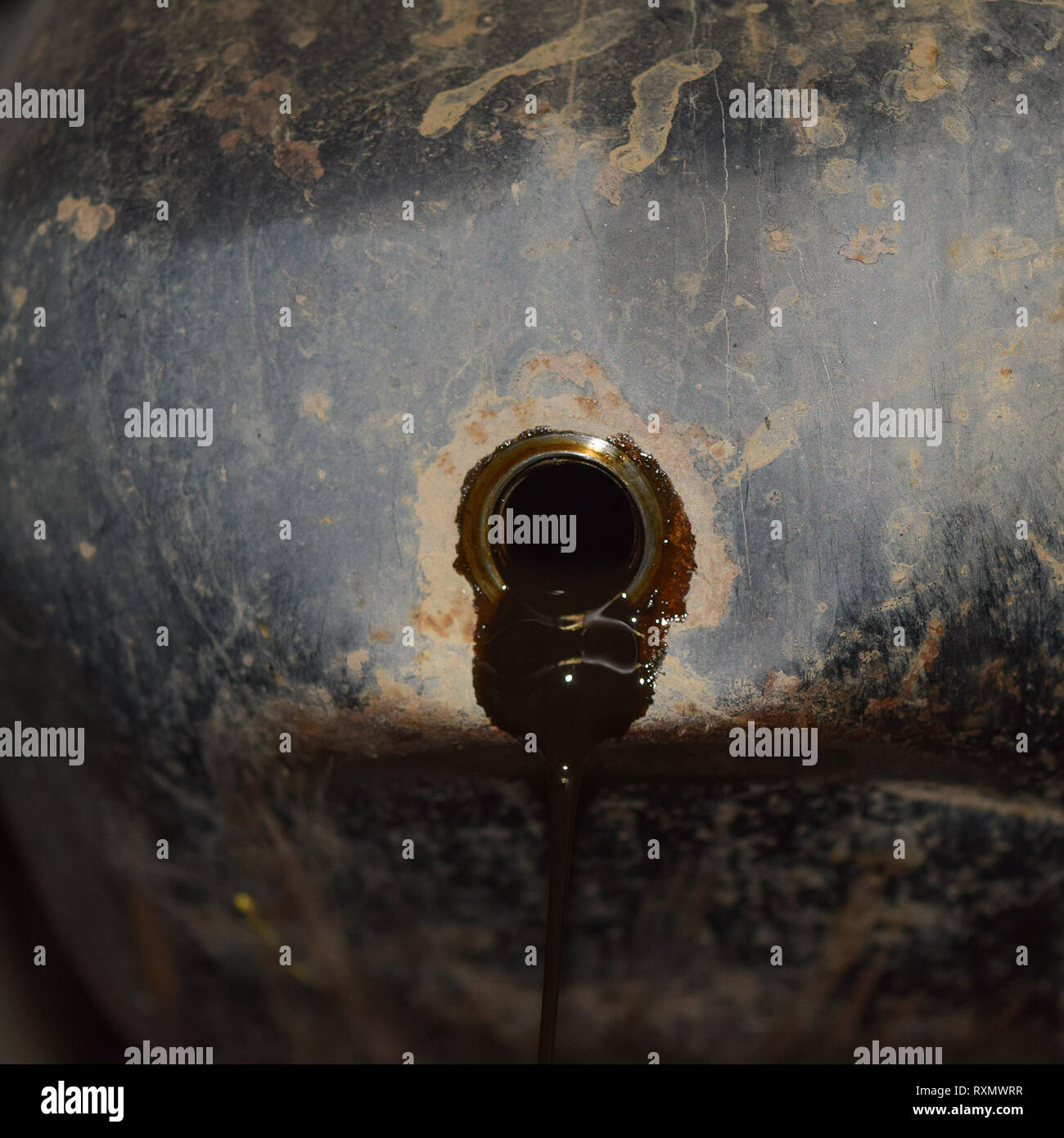 Drain the old oil from the engine through the drain plug. Changing the ...