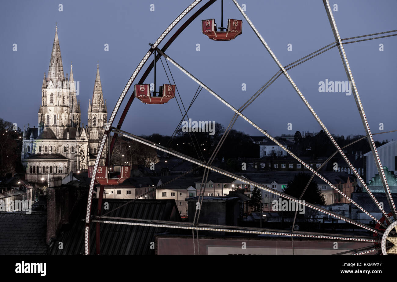 Ferris wheel lights fair hi-res stock photography and images - Alamy