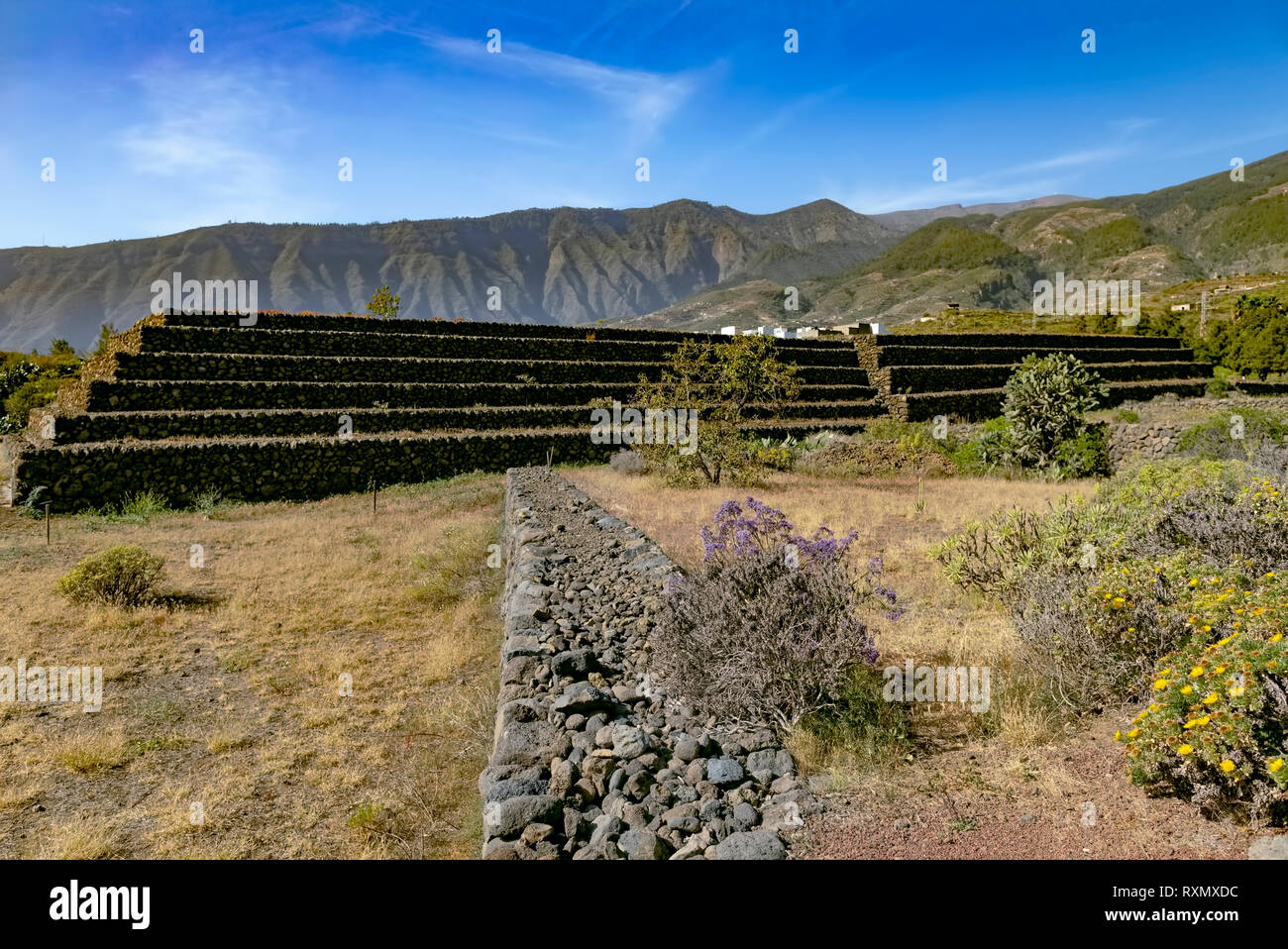 Pyramids of Guimar on the island of Tenerife, opened by Tour Heyerdal ...