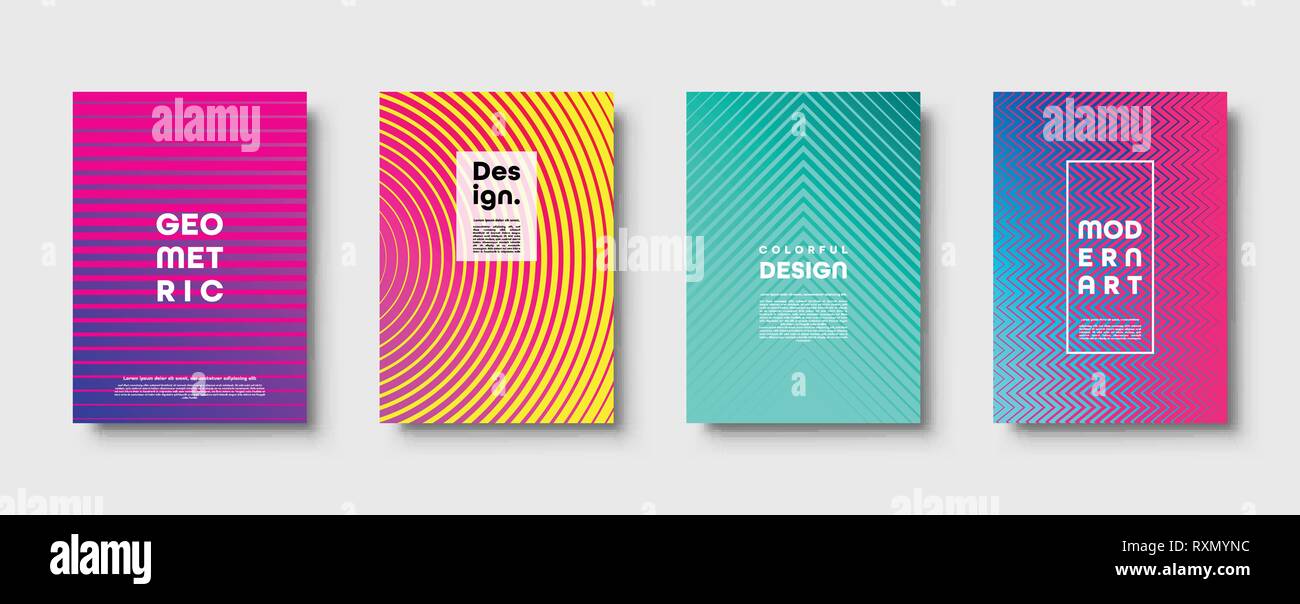 Modern abstract background with geometric shapes and lines. Colorful ...