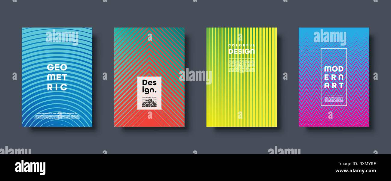 Modern abstract background with geometric shapes and lines. Colorful ...