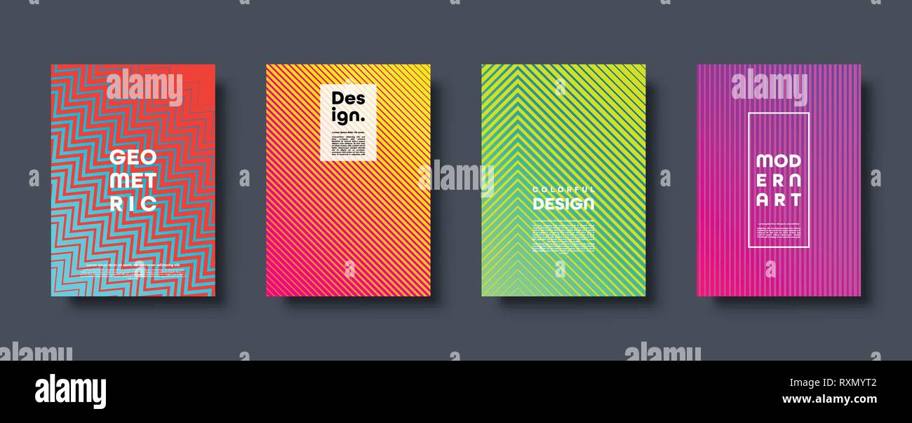 Modern abstract background with geometric shapes and lines. Colorful ...