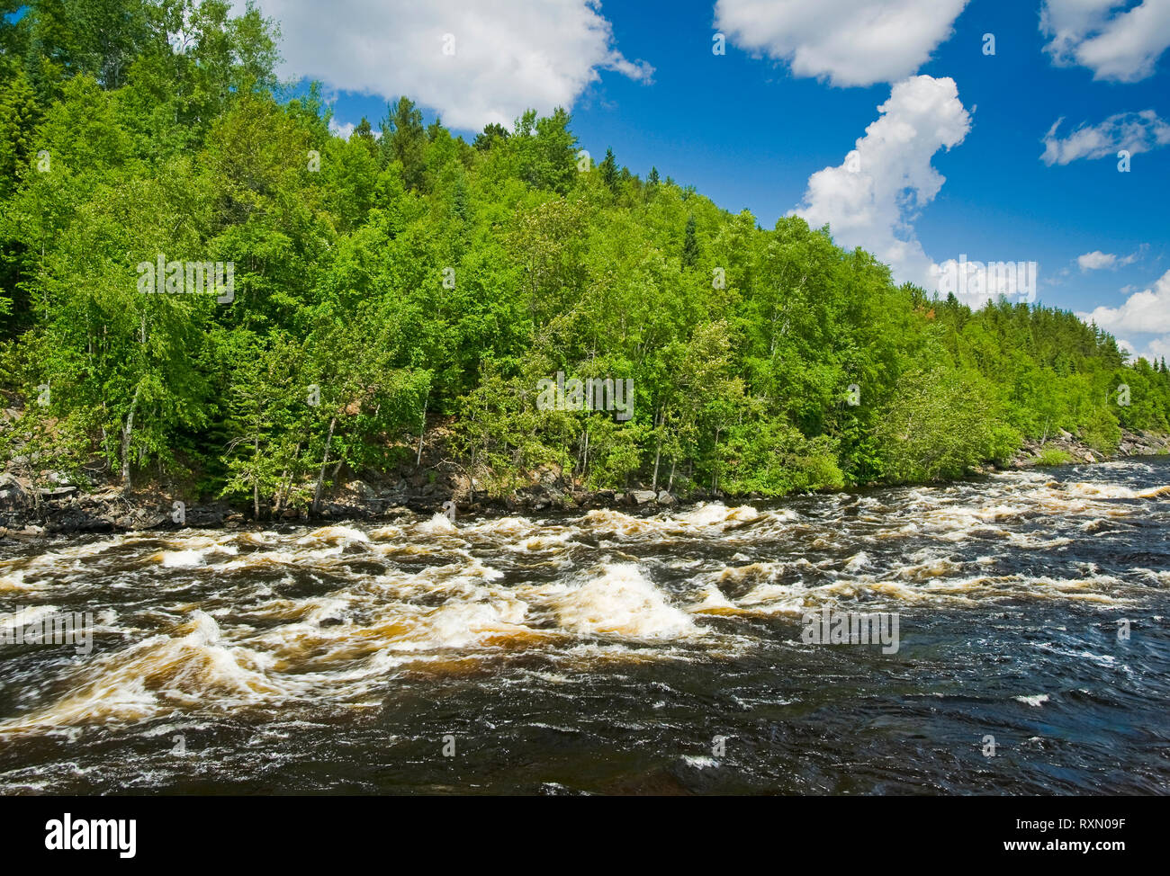 River near Atikokan, Ontario, Canada Stock Photo - Alamy