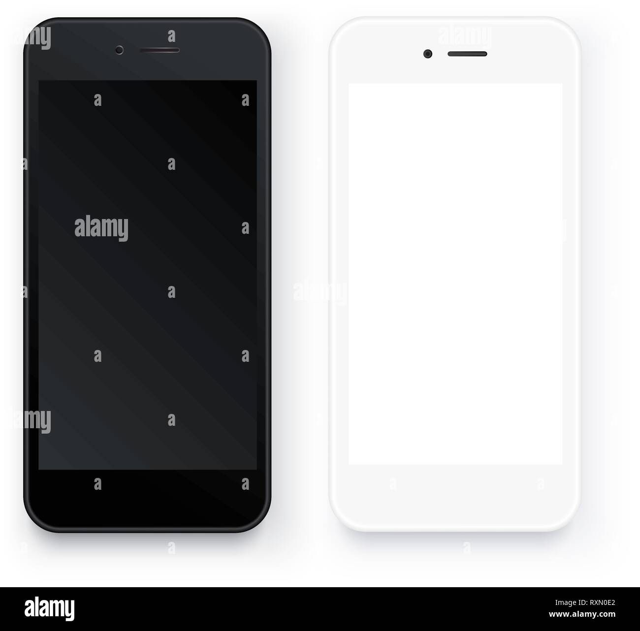 Mock up empty screen Cut Out Stock Images & Pictures - Alamy