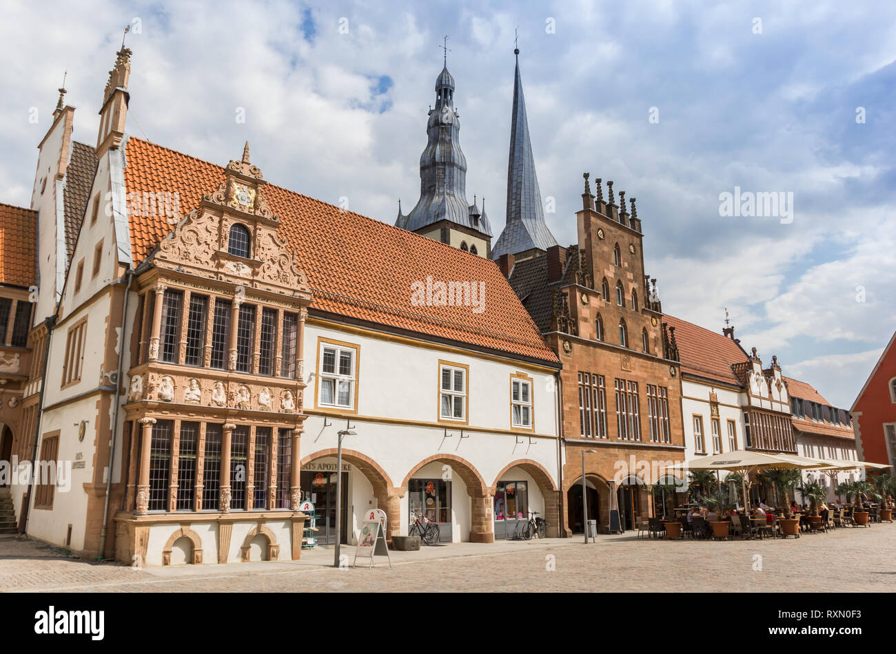 Historic town hall in the center of Lemgo, Germany Stock Photo - Alamy