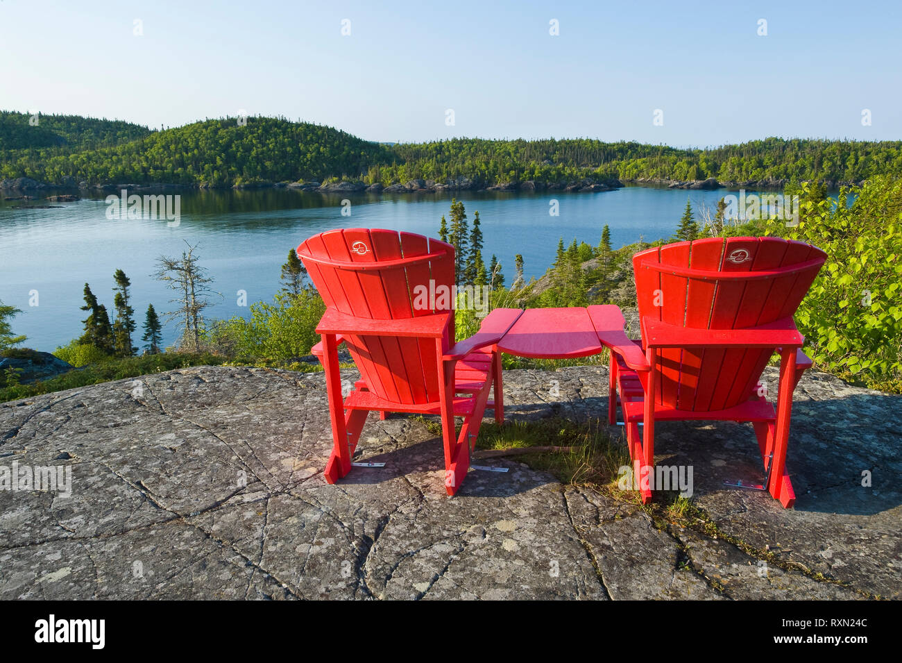 Adirondack chair lookout hi-res stock photography and images - Alamy