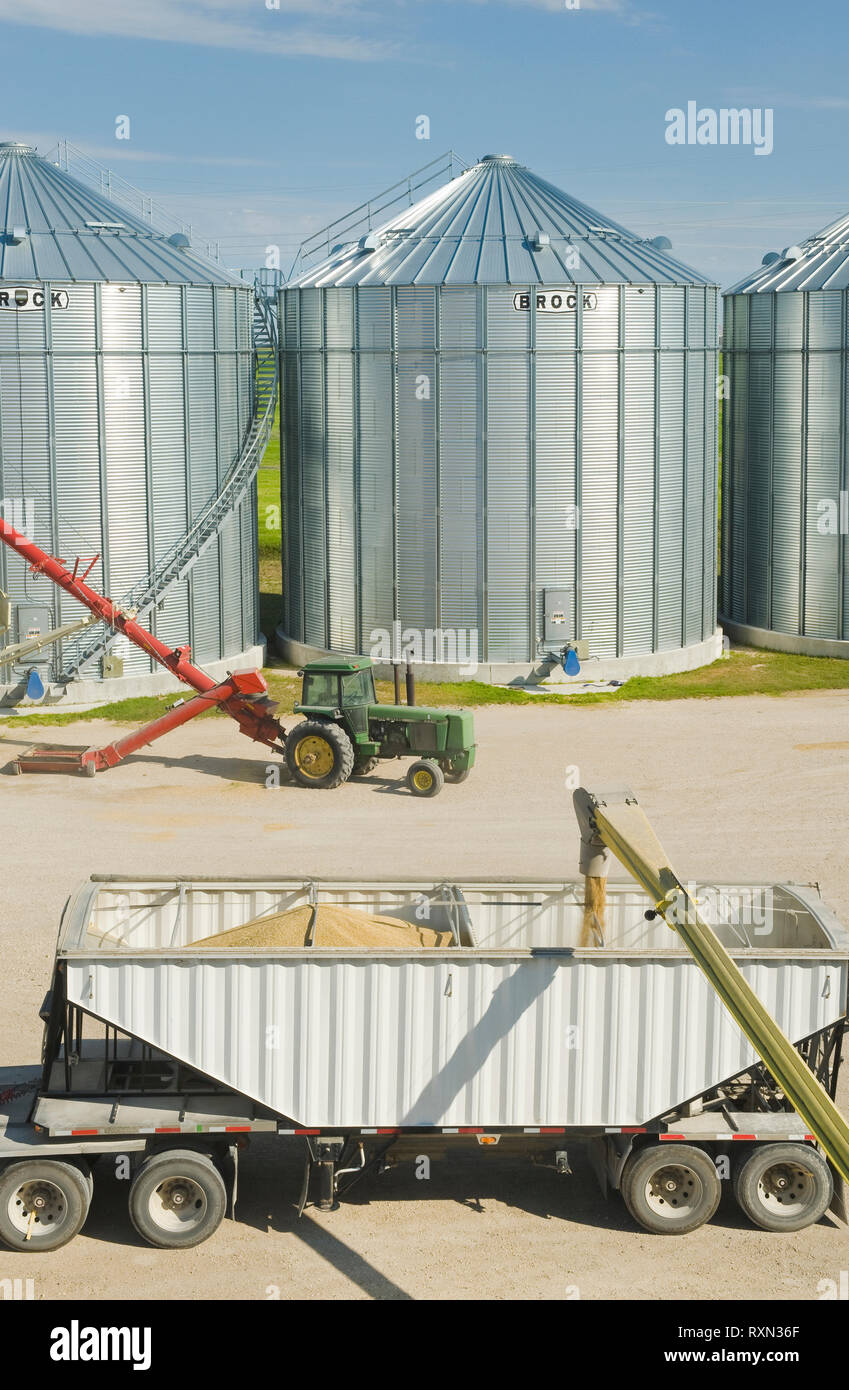 Grain semi truck hi-res stock photography and images - Alamy