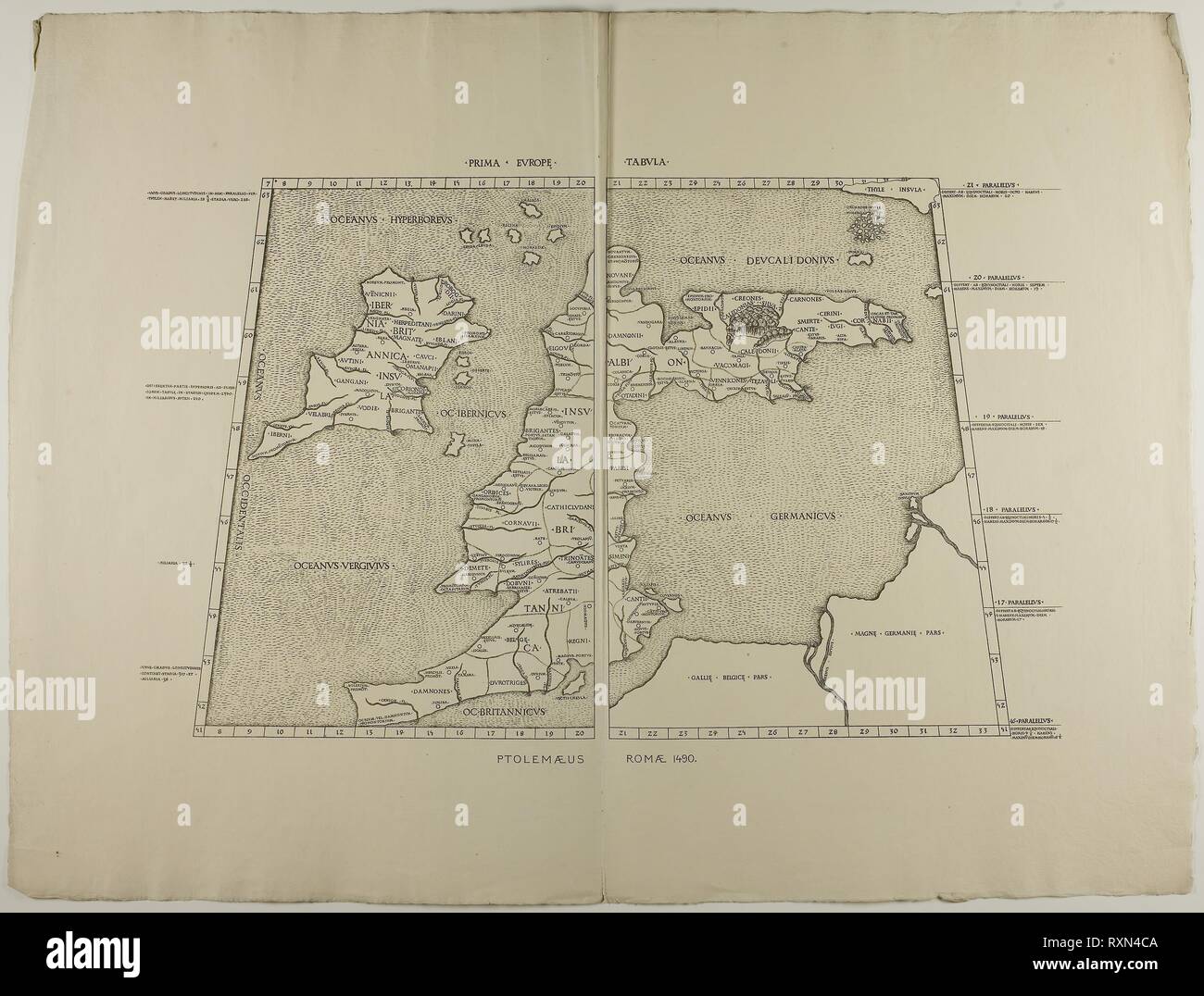 Prima europe tabula hi-res stock photography and images - Alamy