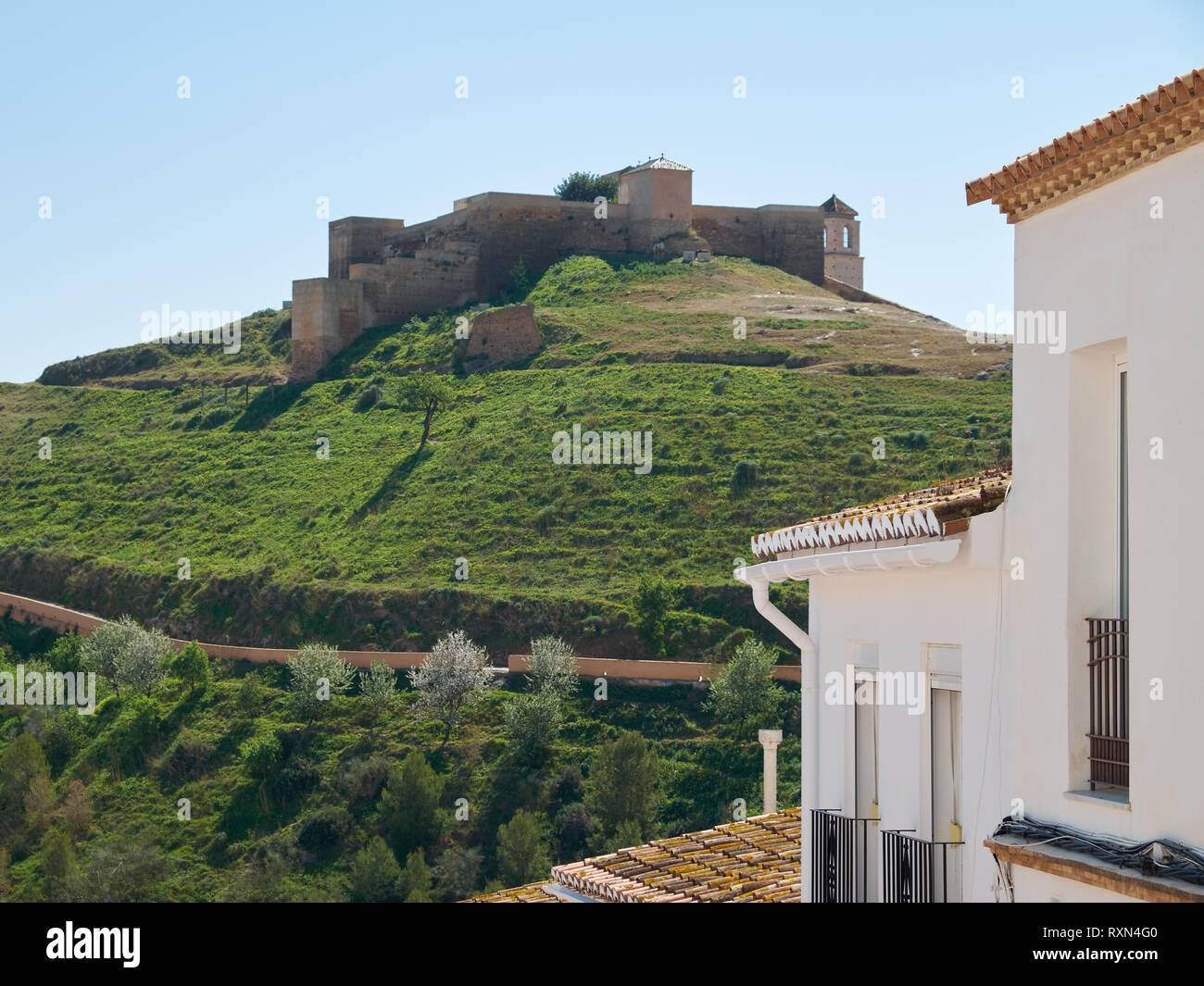 Castle of Álora. Málaga province, Andalusia, Spain Stock Photo - Alamy