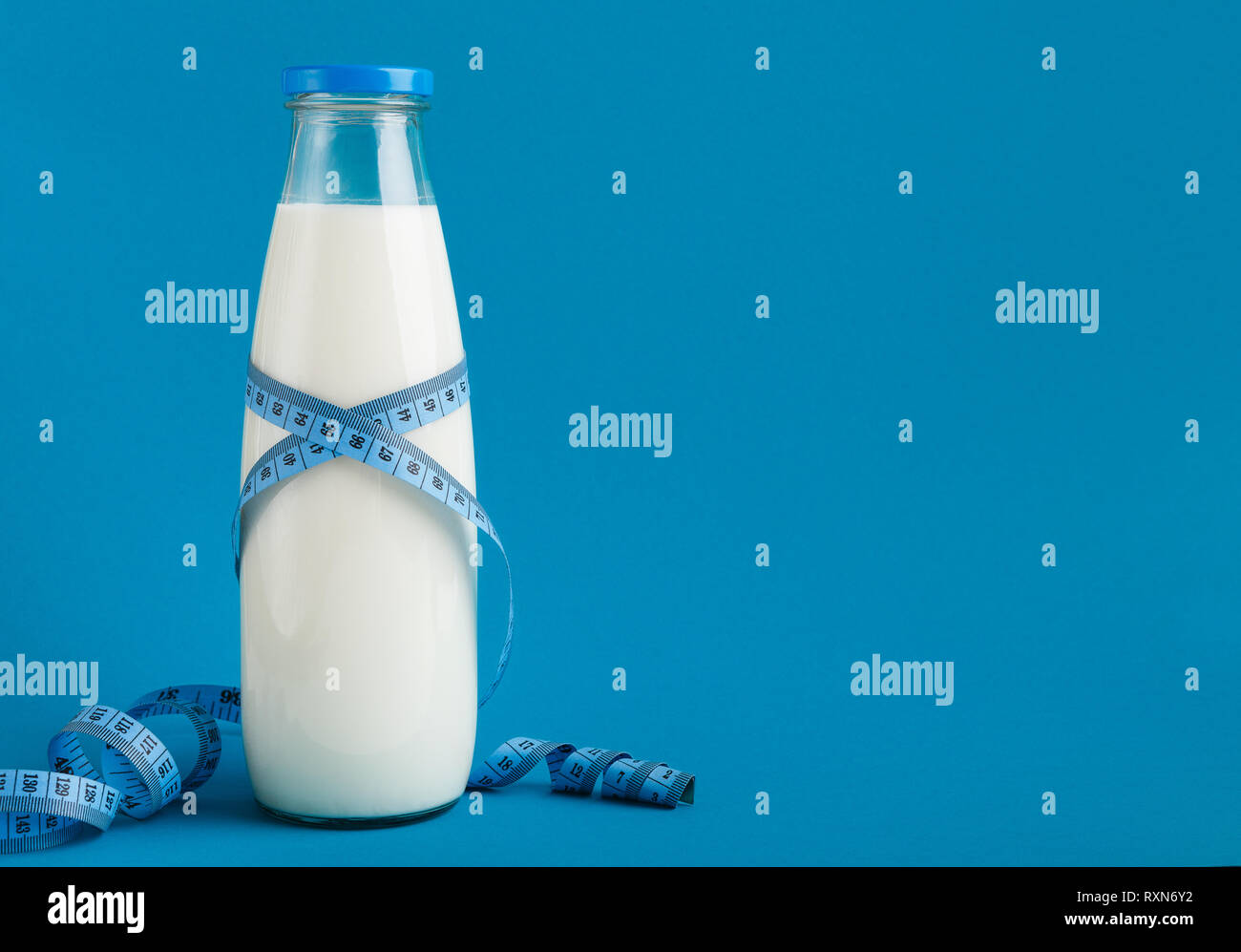 Low calorie milk concept Stock Photo - Alamy
