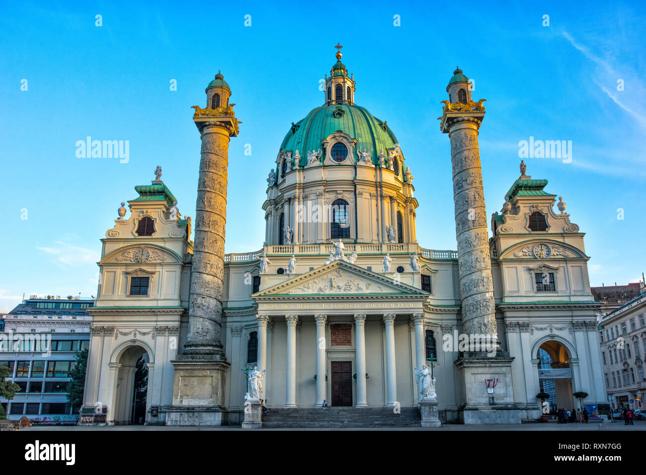 St. Charles Church (Karlskirche) in Vienna, Austria Stock Photo - Alamy