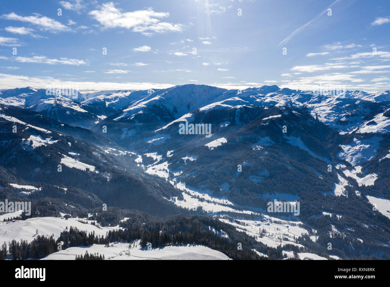 Drone of the valley hi-res stock photography and images - Alamy