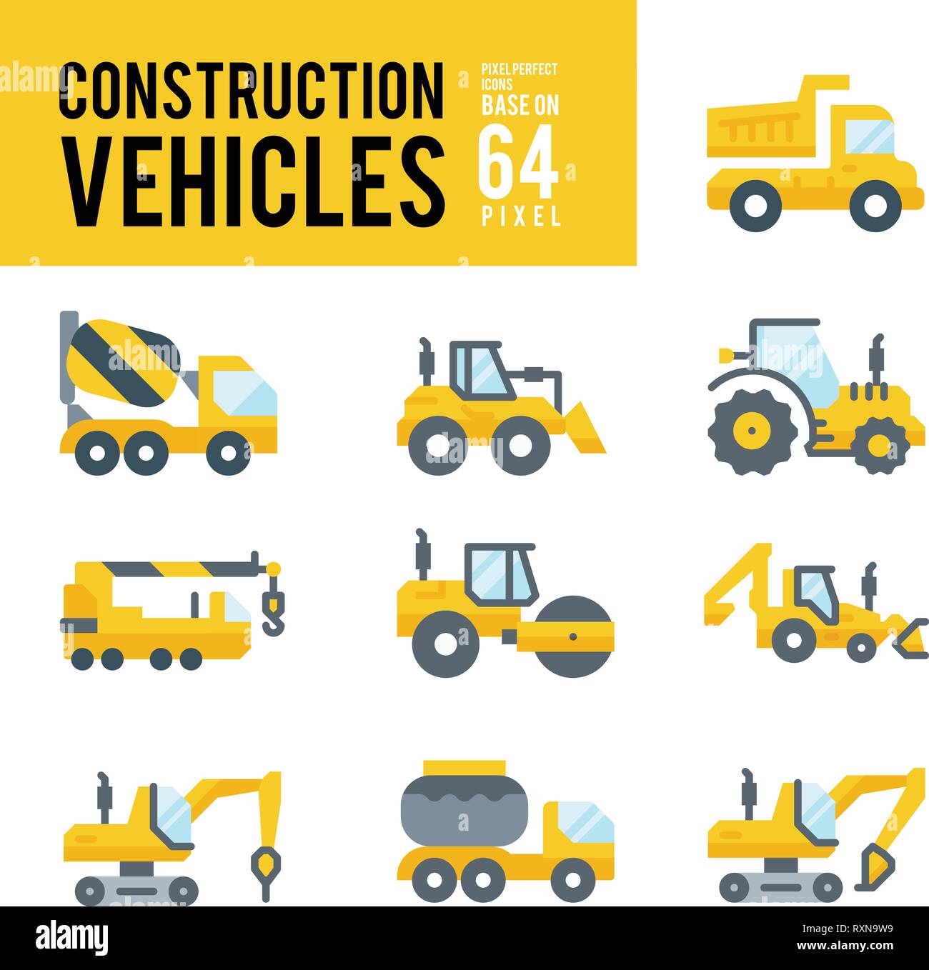 Construction Vehicle Icons