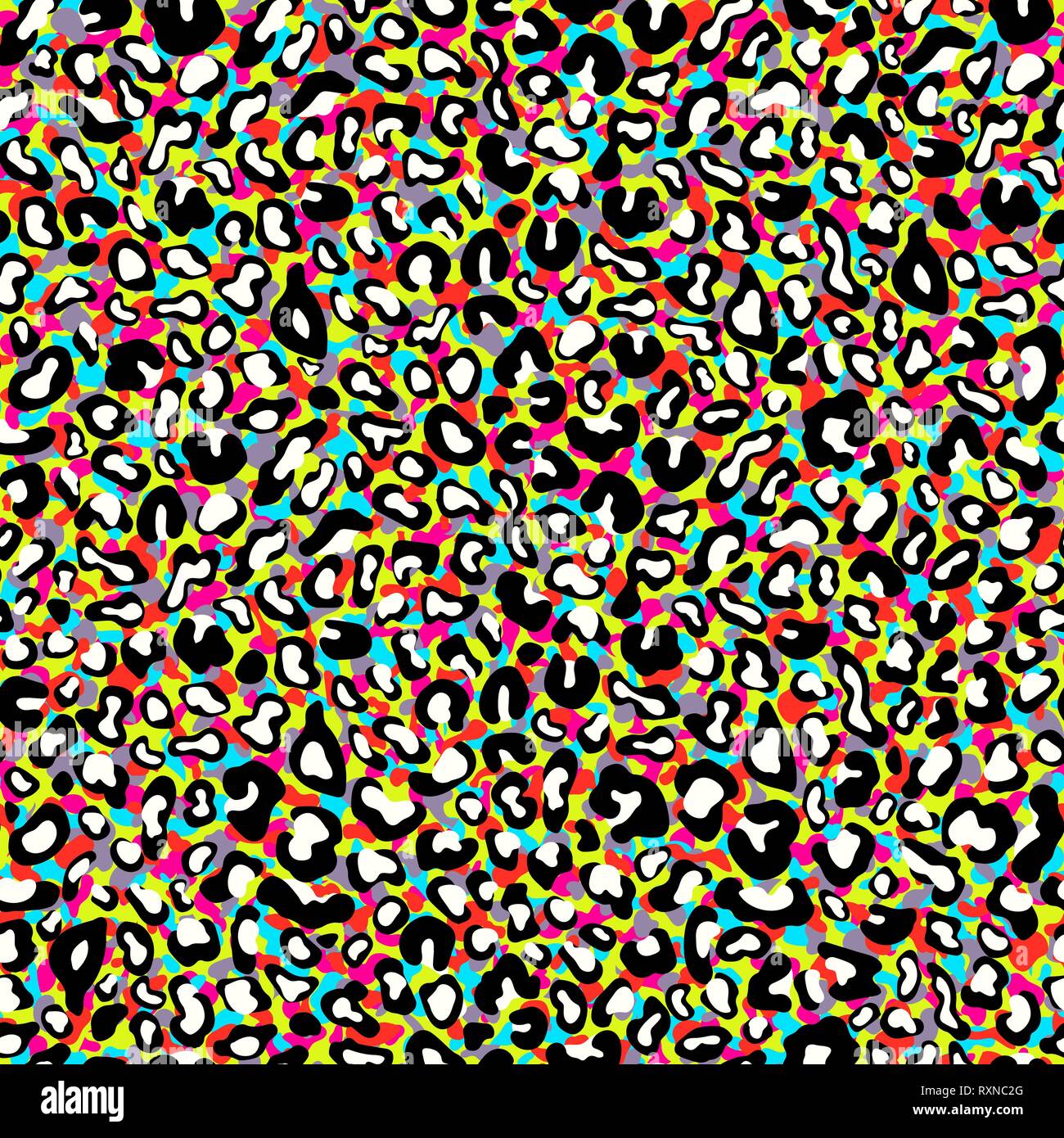 Leopard skin seamless pattern, animal texture, spotted tracery ...