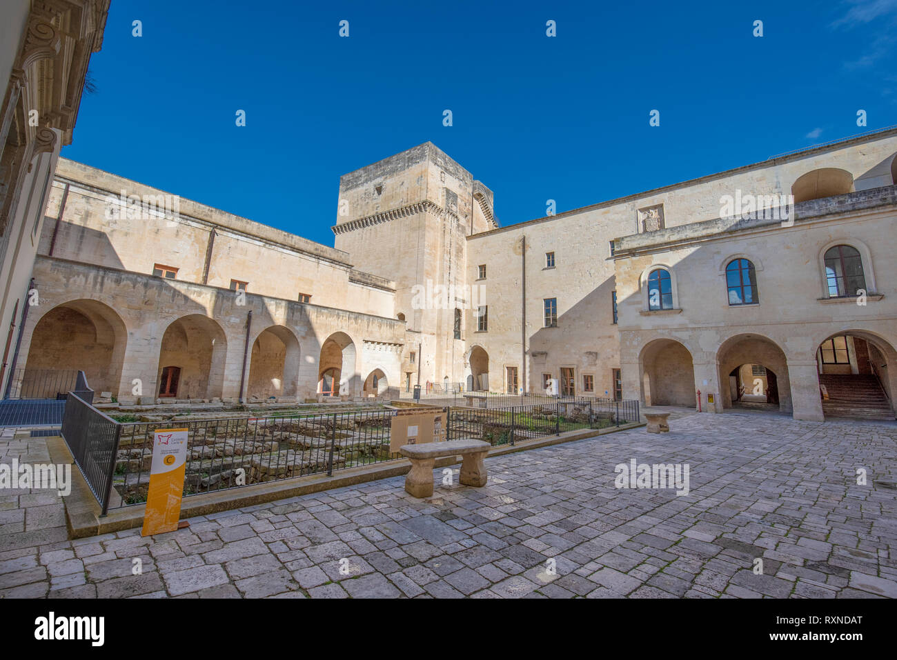 Lecce, Puglia, Italy - Medieval Lecce Castle (Castello Carlo V ...