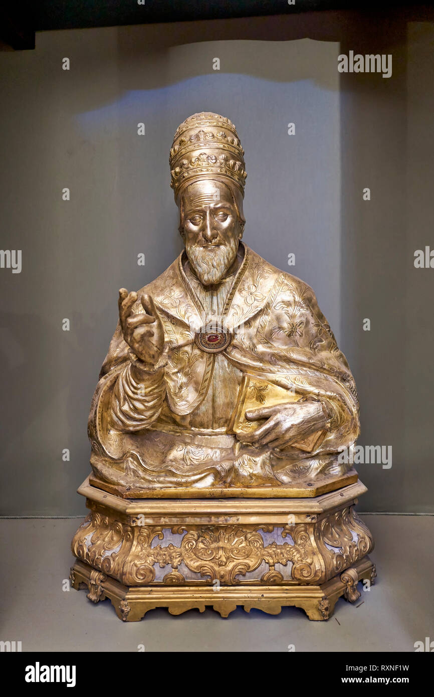 Naples Campania Italy. The treasure inside the Sacred Relics Chamber in ...