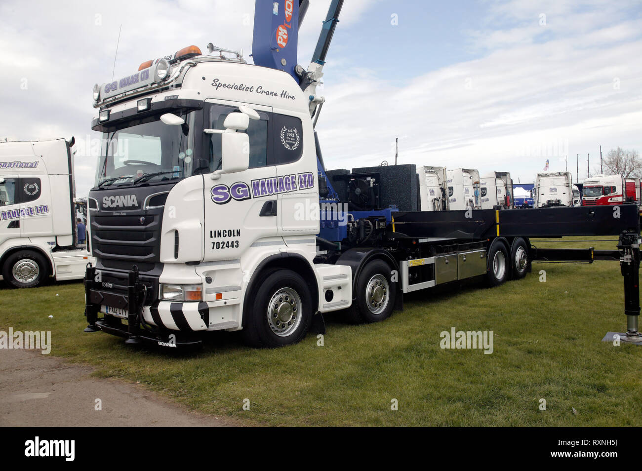 Scania truck crane hi-res stock photography and images - Alamy