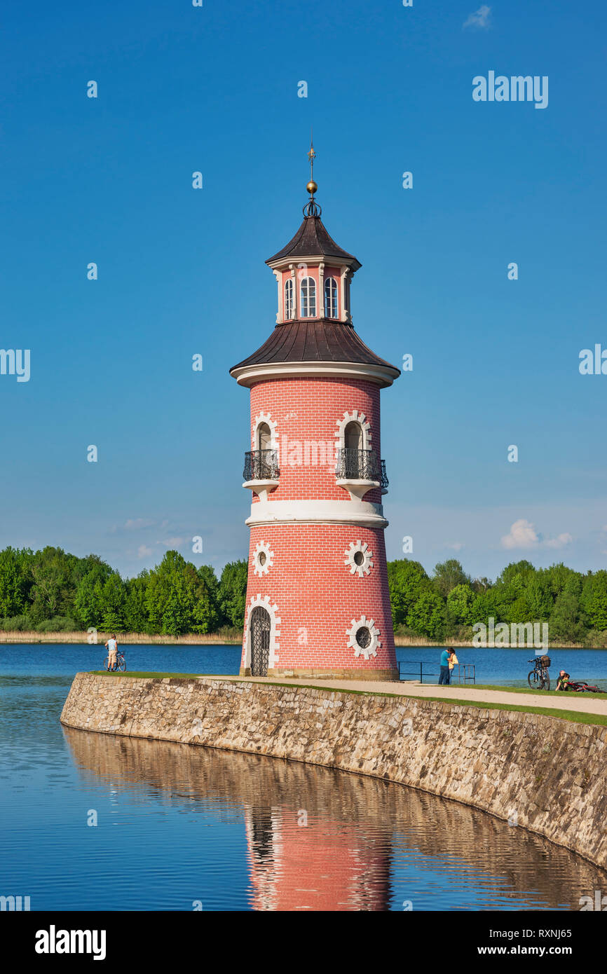 The lighthouse in Moritzburg is the only inland lighthouse in Saxony ...