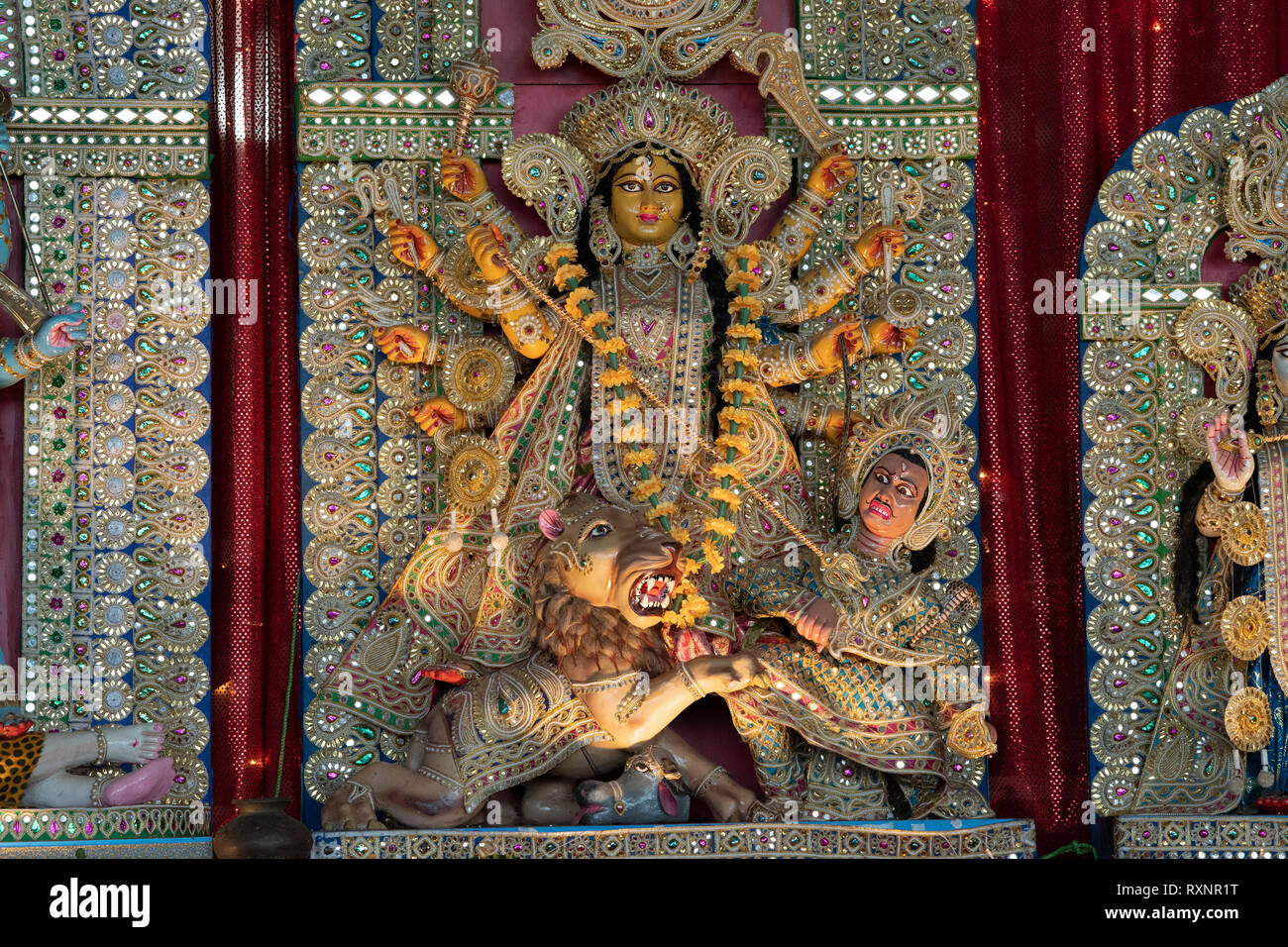 Kali goddess statue bronze hi-res stock photography and images - Alamy