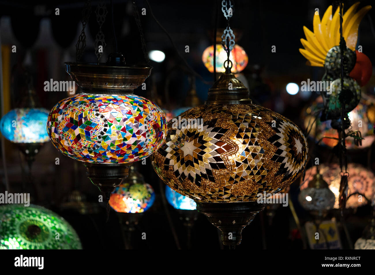 Traditional turkish hanging light hi-res stock photography and images ...