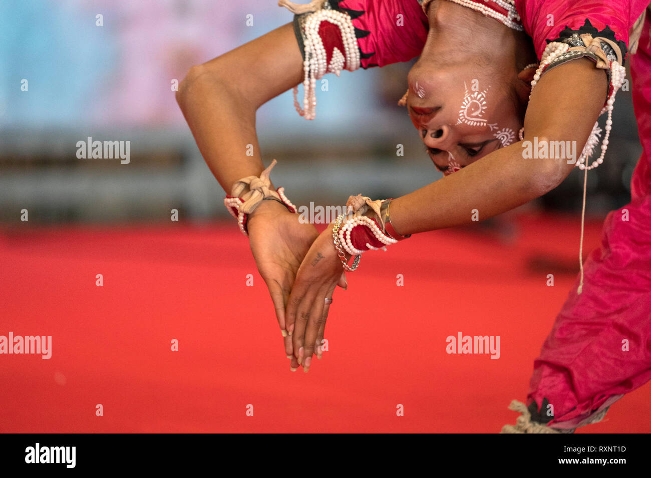 Indian traditional dancer foot detail Stock Photo - Alamy