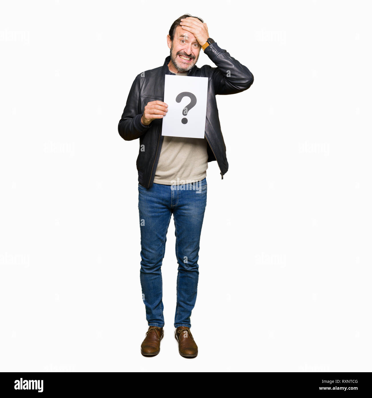 Confused sad question mark hi-res stock photography and images - Alamy