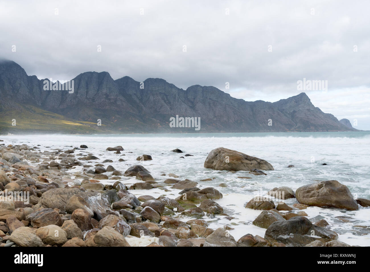 Stunning view of Kogel Bay Beach, located along Route 44 in the eastern ...