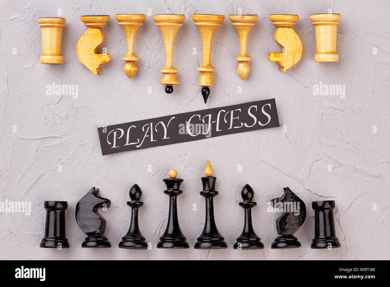 Abstract chess figures background Stock Photo - Alamy
