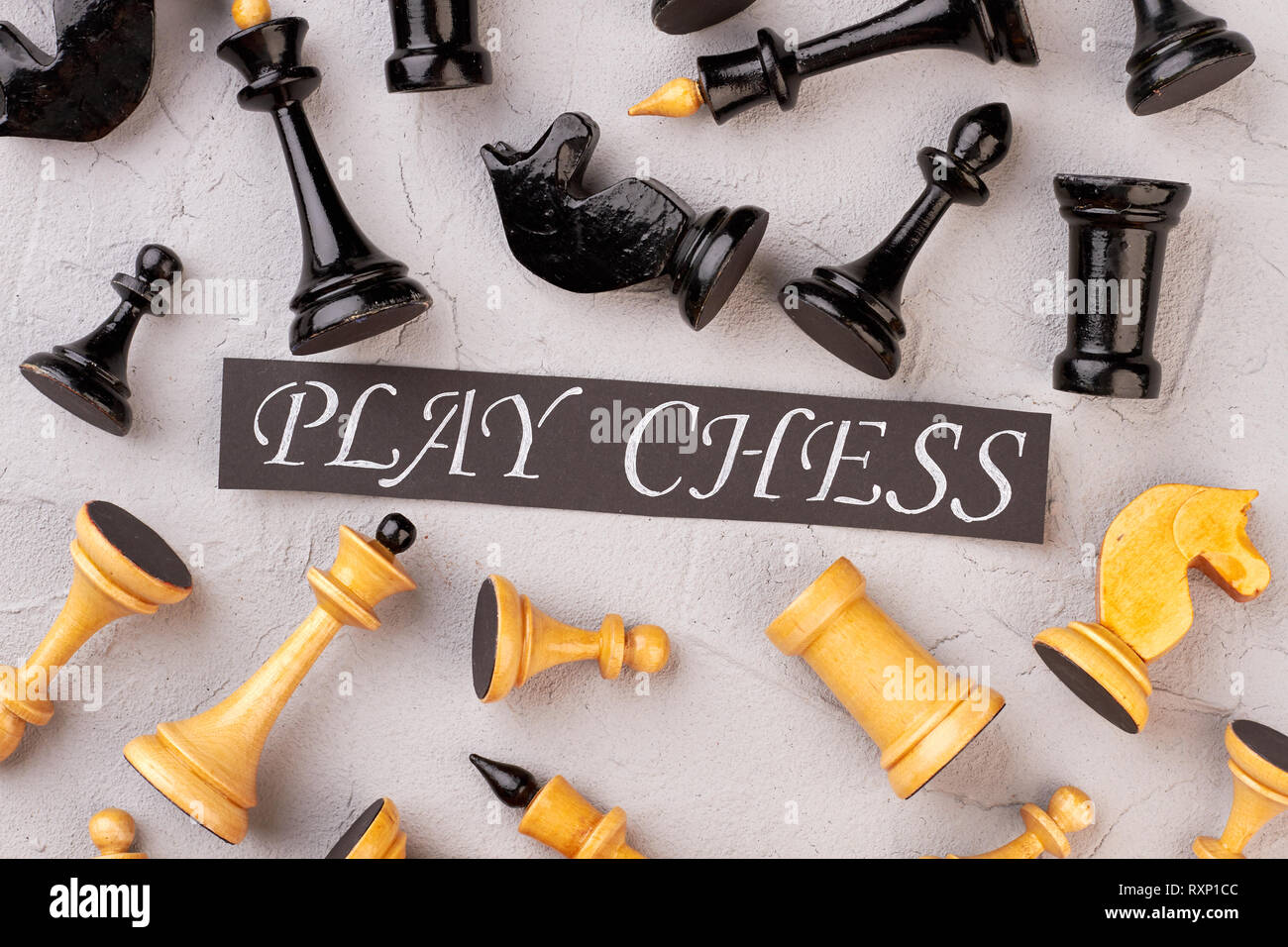 Play chess concept Stock Photo - Alamy