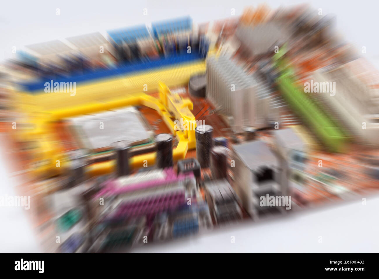 modern computer technology - soft focus background Stock Photo - Alamy