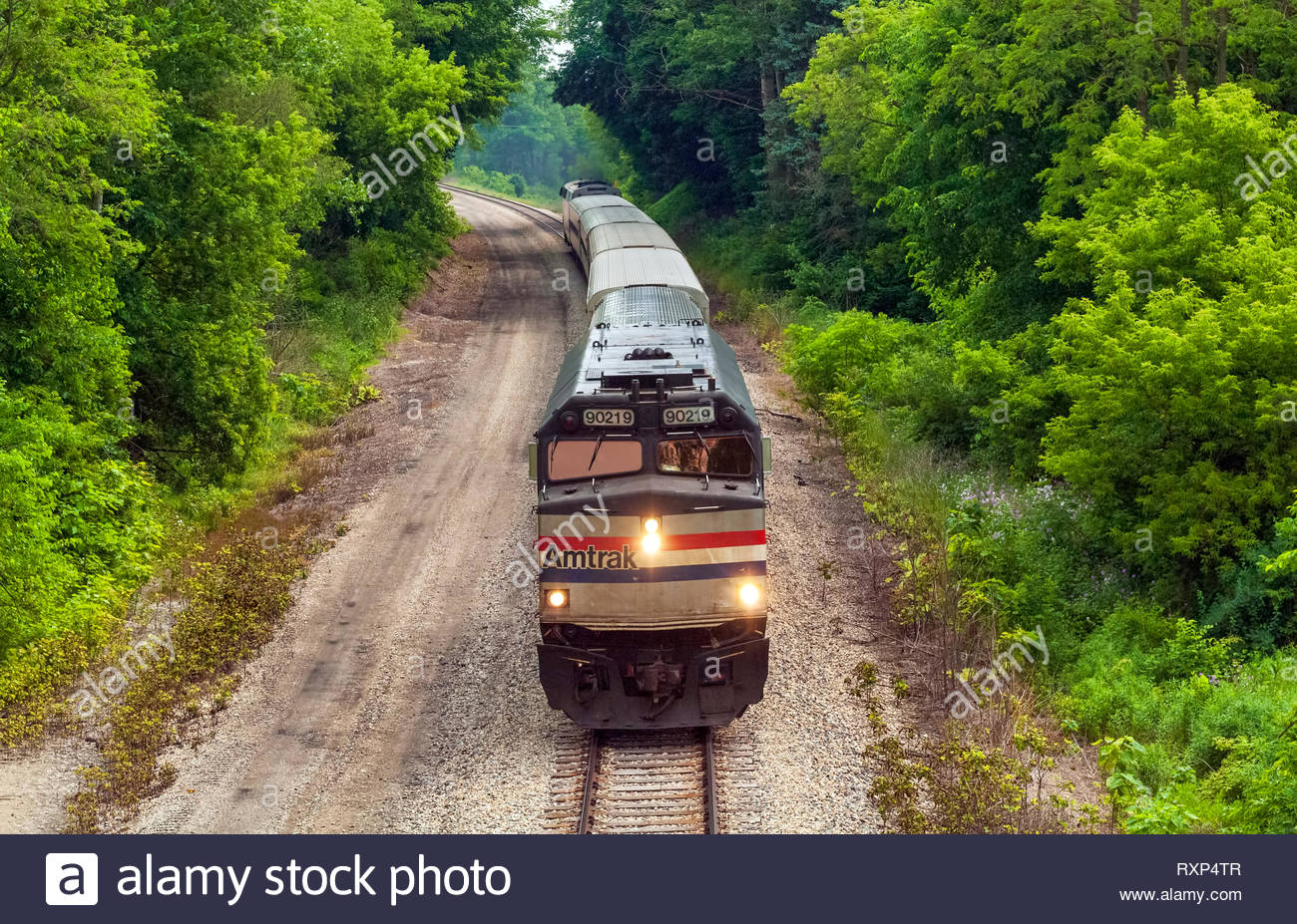 Amtrak Train Stop Stock Photos & Amtrak Train Stop Stock Images - Alamy