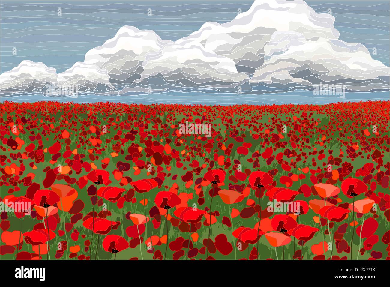 Farming life illustration Stock Vector Images - Alamy