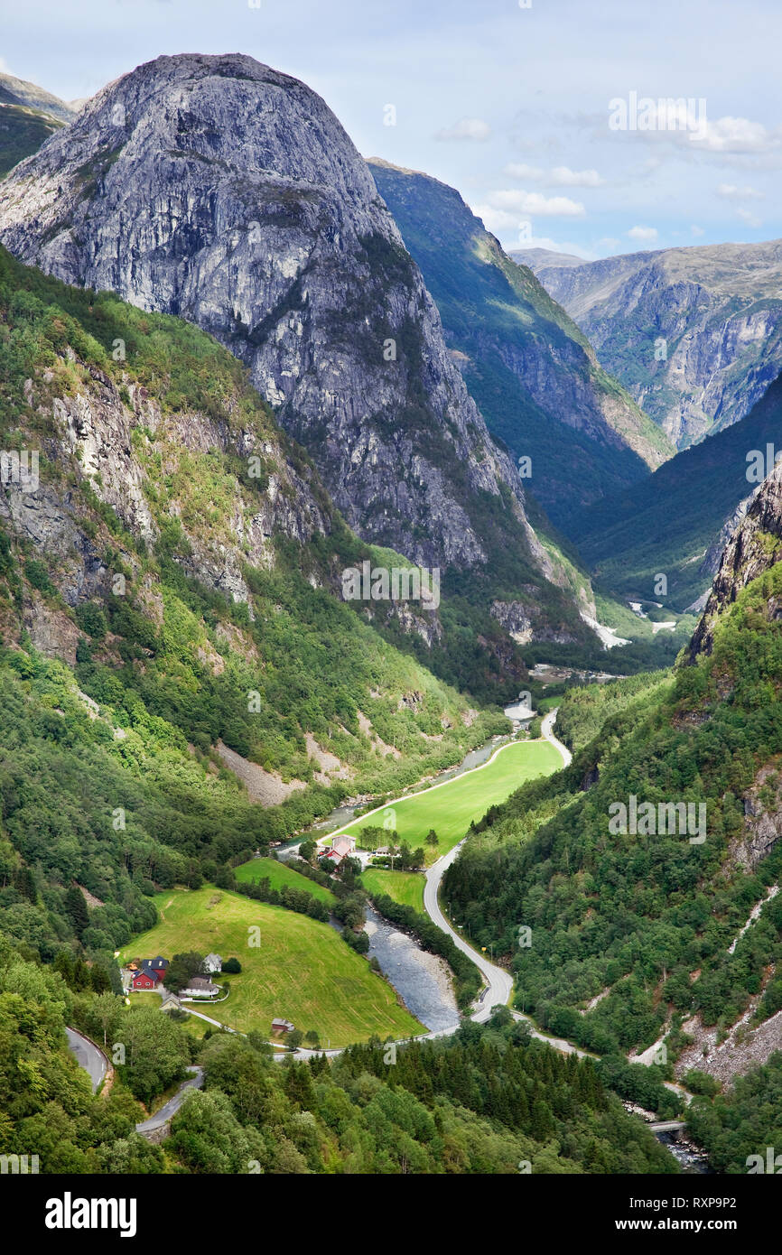 Stalheim valley hi-res stock photography and images - Alamy